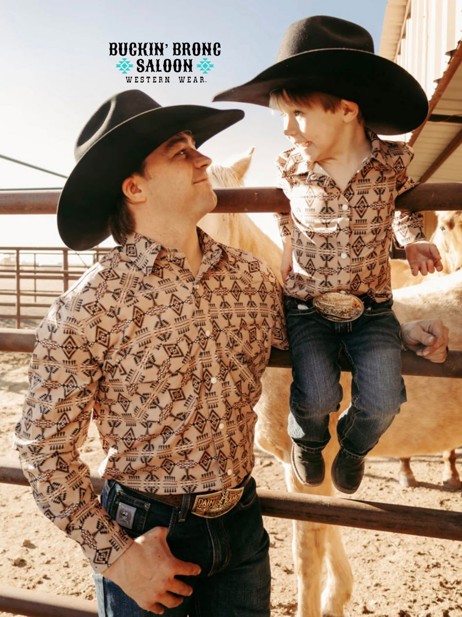 Sittin Bull Pearlsnap(Men’s) – Buckin’ Bronc Saloon