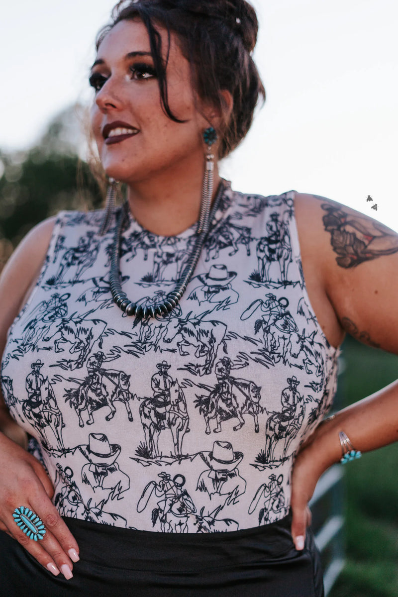 Saddle Slack Tank (XS-3X) – Buckin’ Bronc Saloon